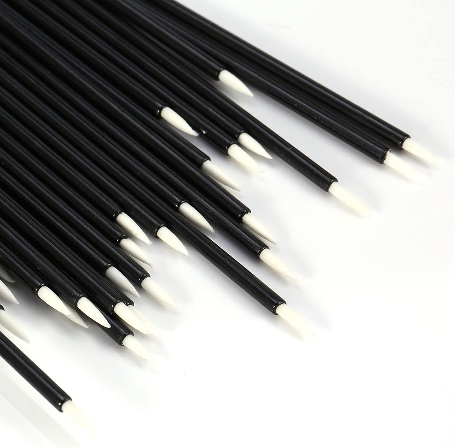 50 Pcs Disposable Eyeliner Makeup Brush Applicator Cosmetic Eye Sticks ...