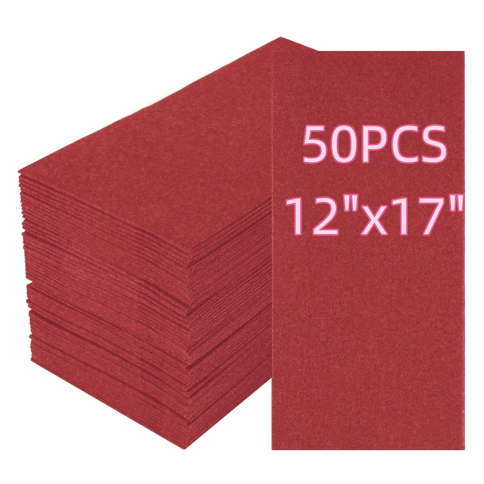 50 Pcs Disposable Linen-Feel Guest Towels Disposable Cloth-Like Hand ...