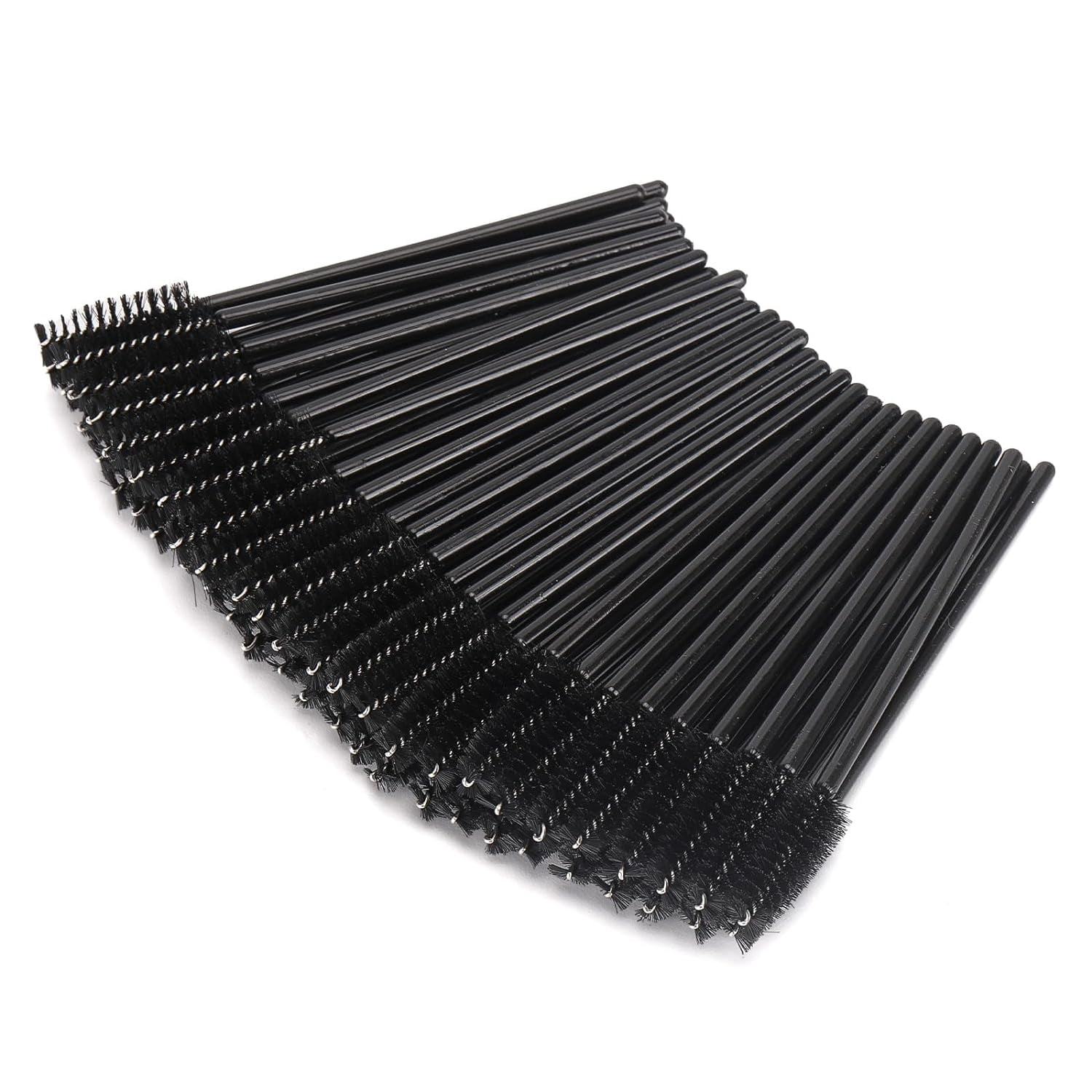 50 Pcs Disposable Mascara Wands, Eyebrow Spoolies Brush for Eyelash ...