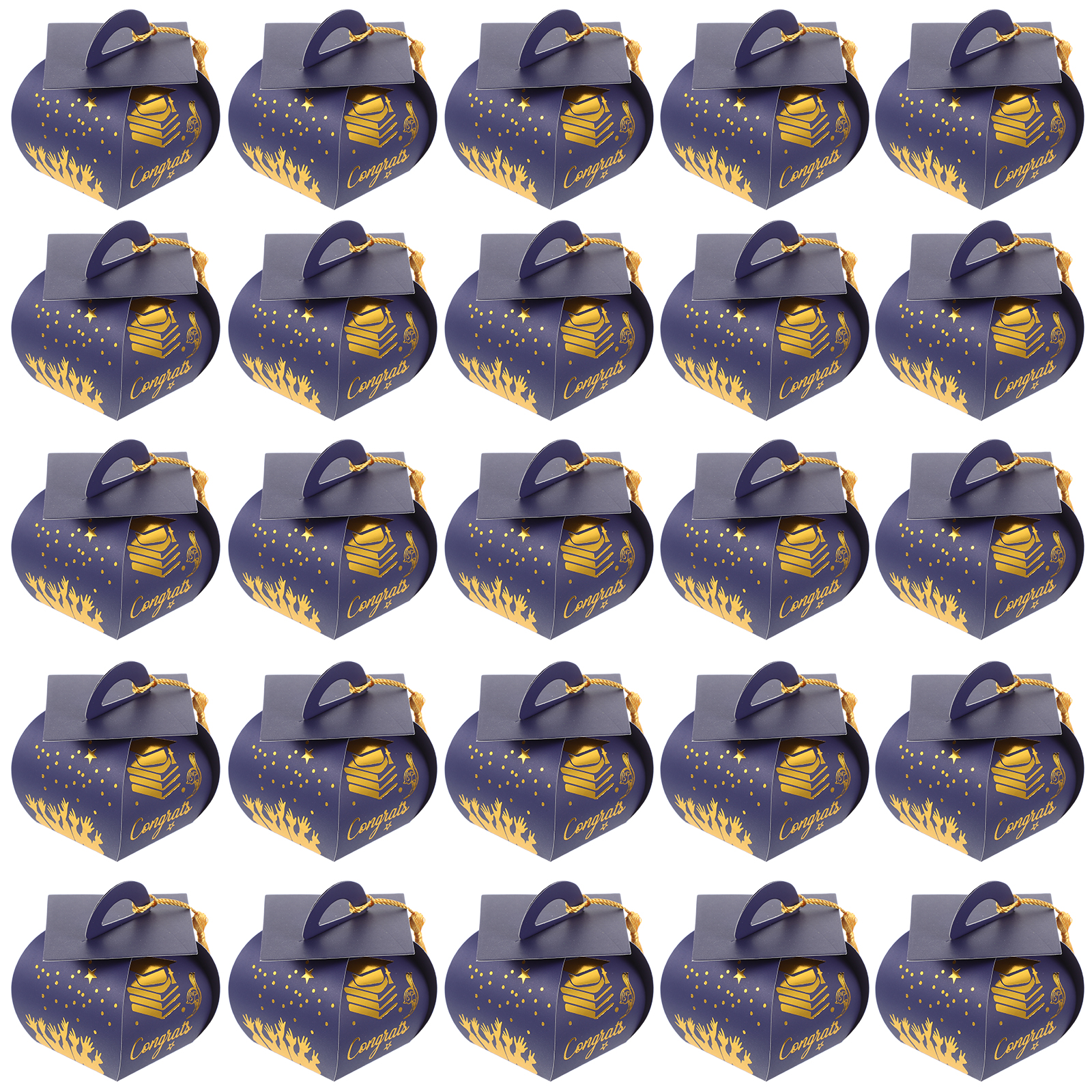 50 Pcs Doctor Hat Candy Box Graduation Party Favors Gift Boxes ...