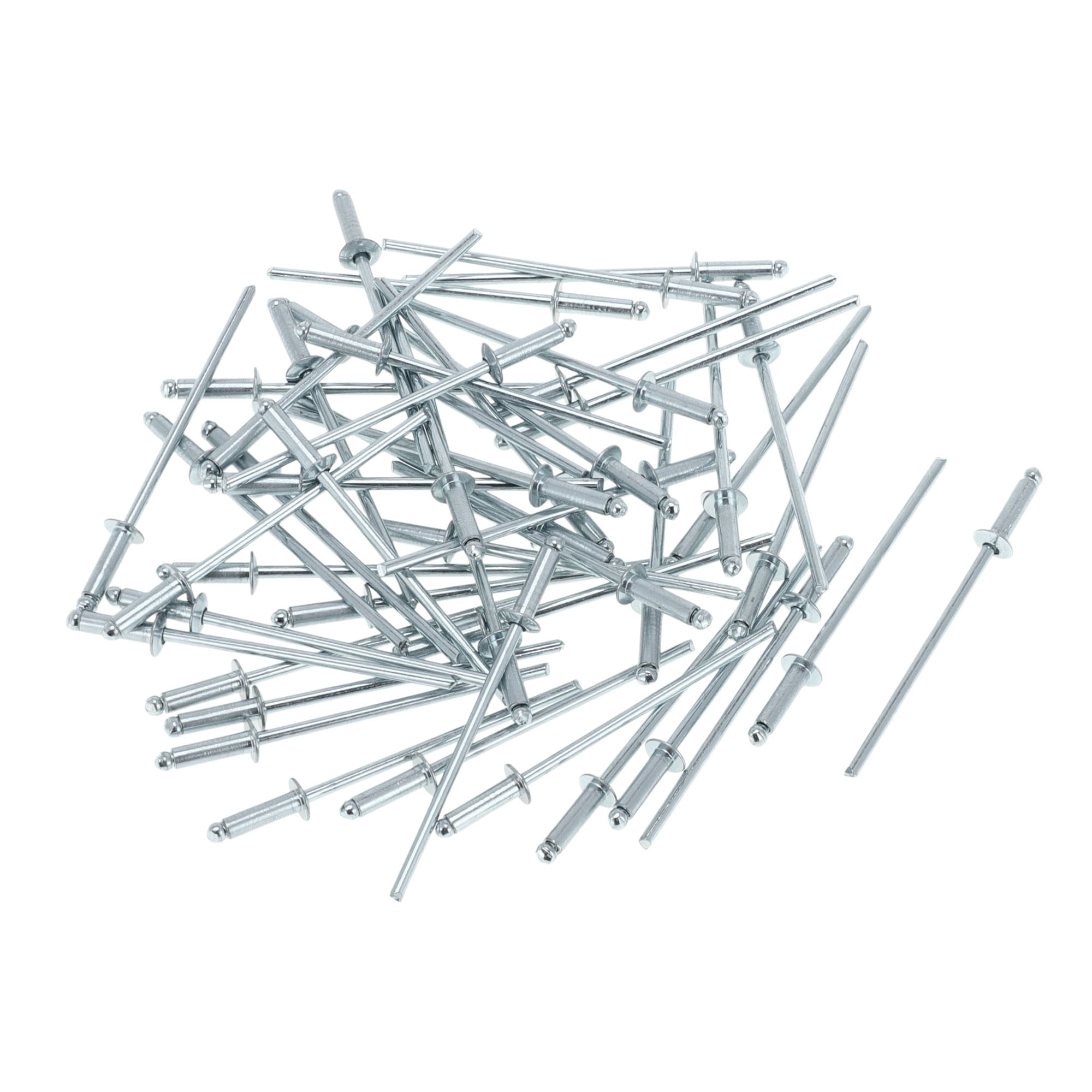 50 Pcs Dome Head Large Flange Blind Rivets 2.4mm Grip Diameter 8mm Grip ...