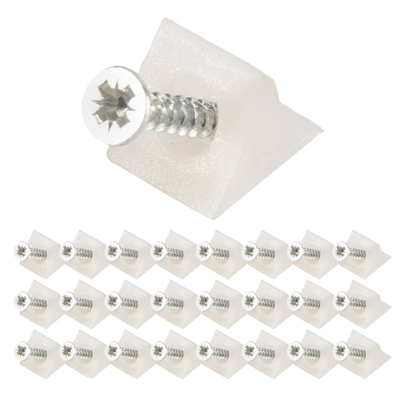 50 Pcs Drawer Supports, White Plastic Bottom Sagging Repair Fixing ...