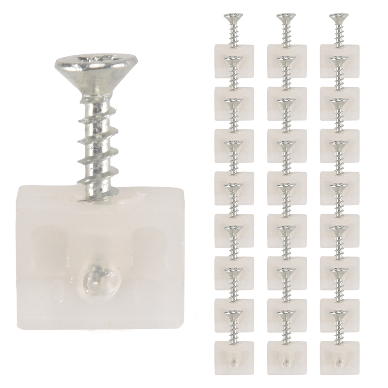 50 Pcs Drawer Supports, White Plastic Drawer Bottom Sagging Repair ...