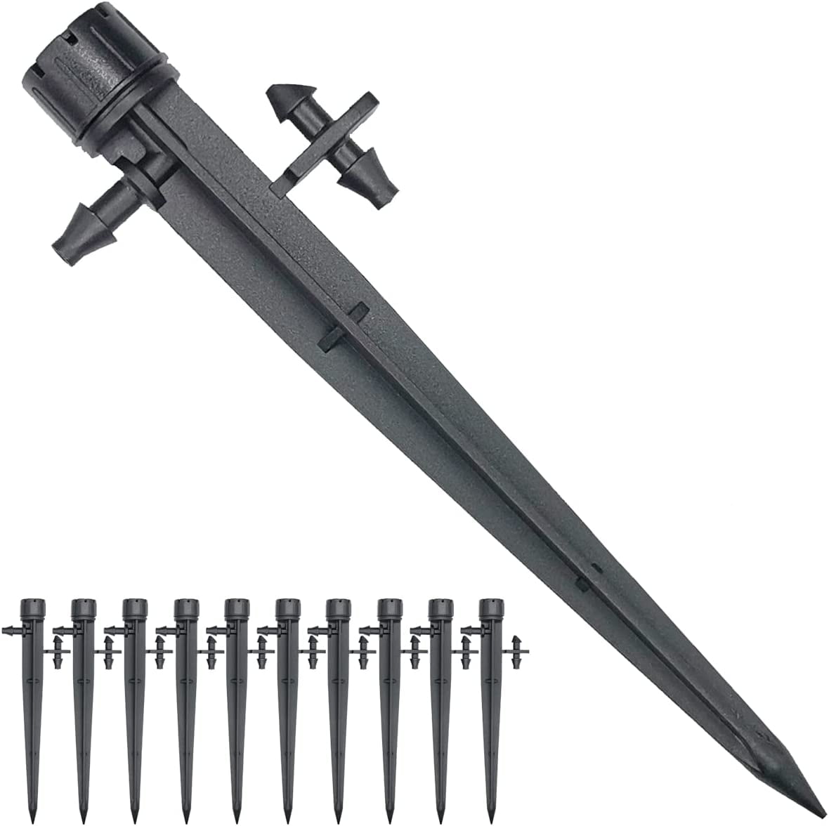 50 Pcs Drip Irrigation Emitters, Adjustable Flow 0-18 GPH Irrigation ...