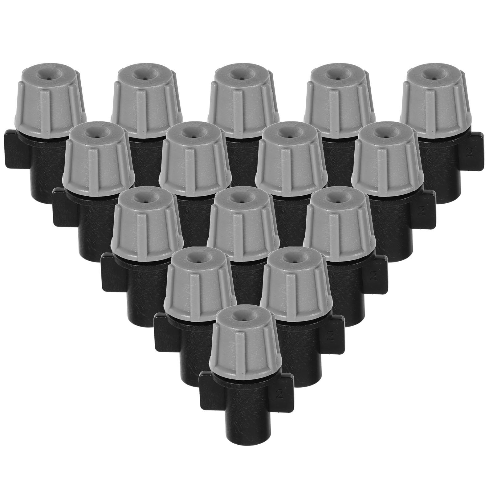 50 Pcs Drip Irrigation Mister Plant Adjustable Nozzle Blocker Sag Grey ...