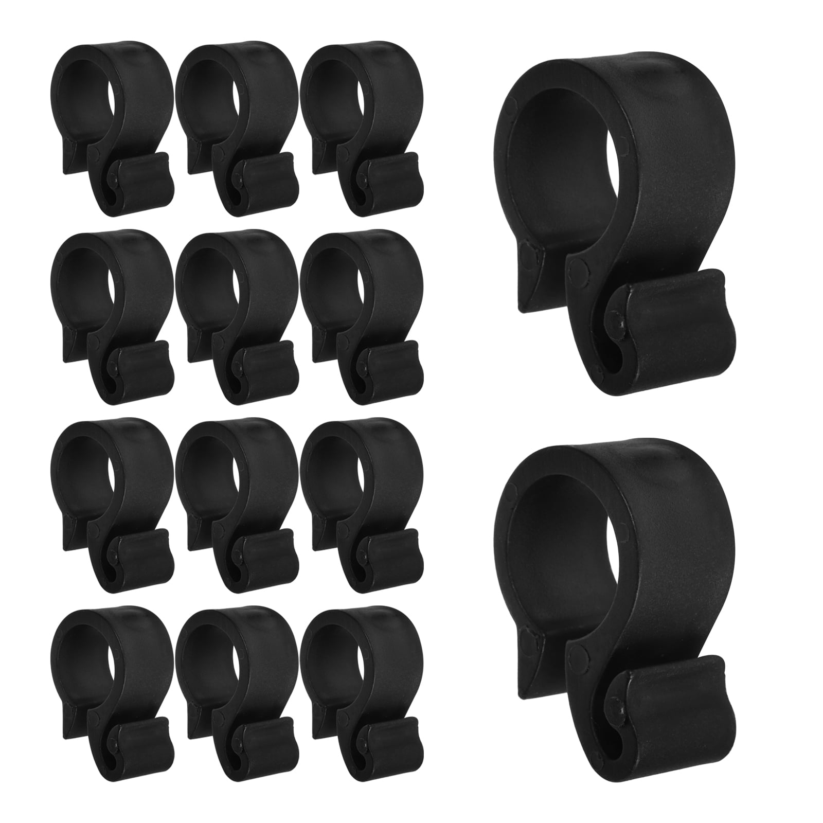 50 Pcs Drip Irrigation Pipe Saves Water Garden Clip Plastic Tube Clamp ...