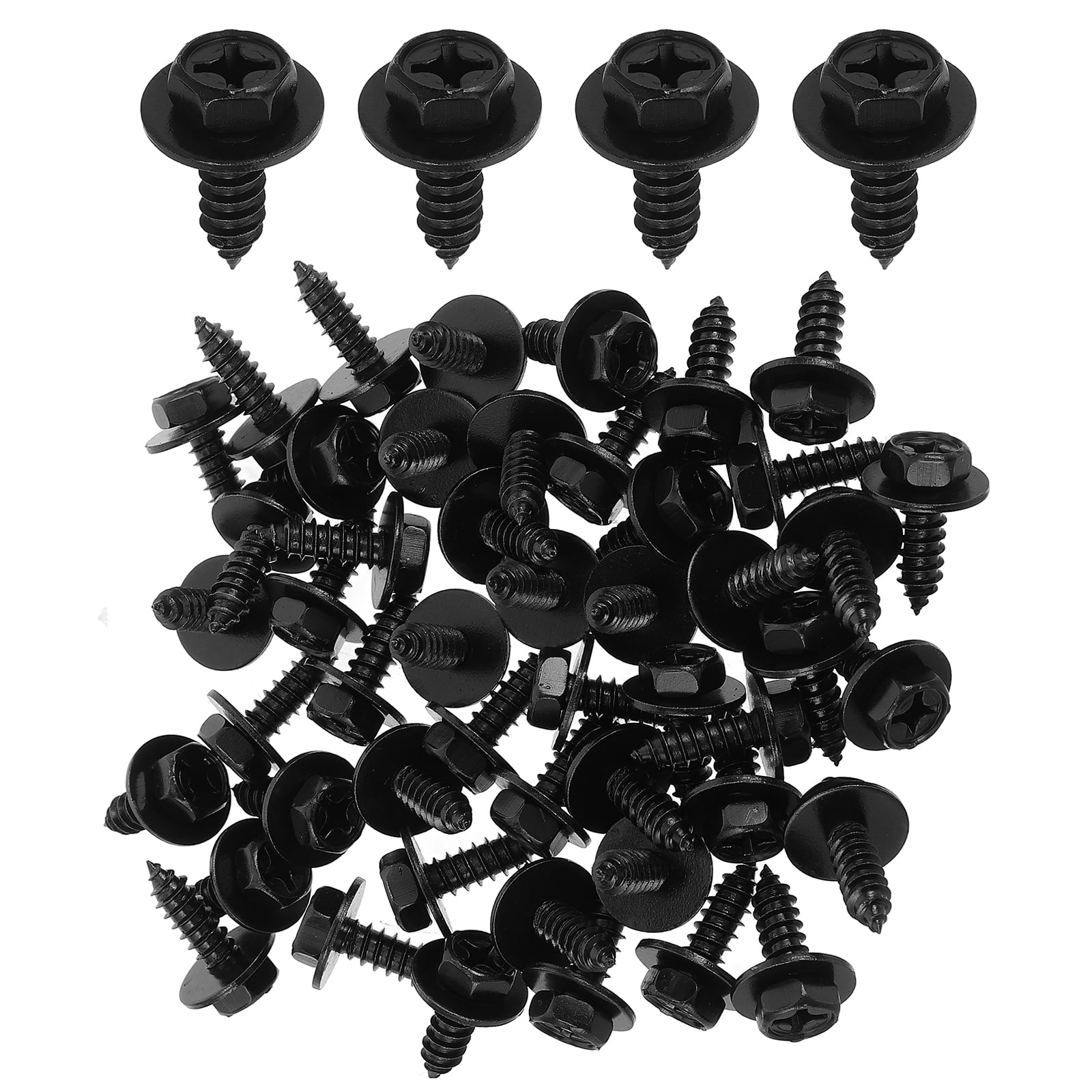 50 Pcs Duffle Foam Stand Screws 2.20X1.50X1.50CM Black - Walmart.com