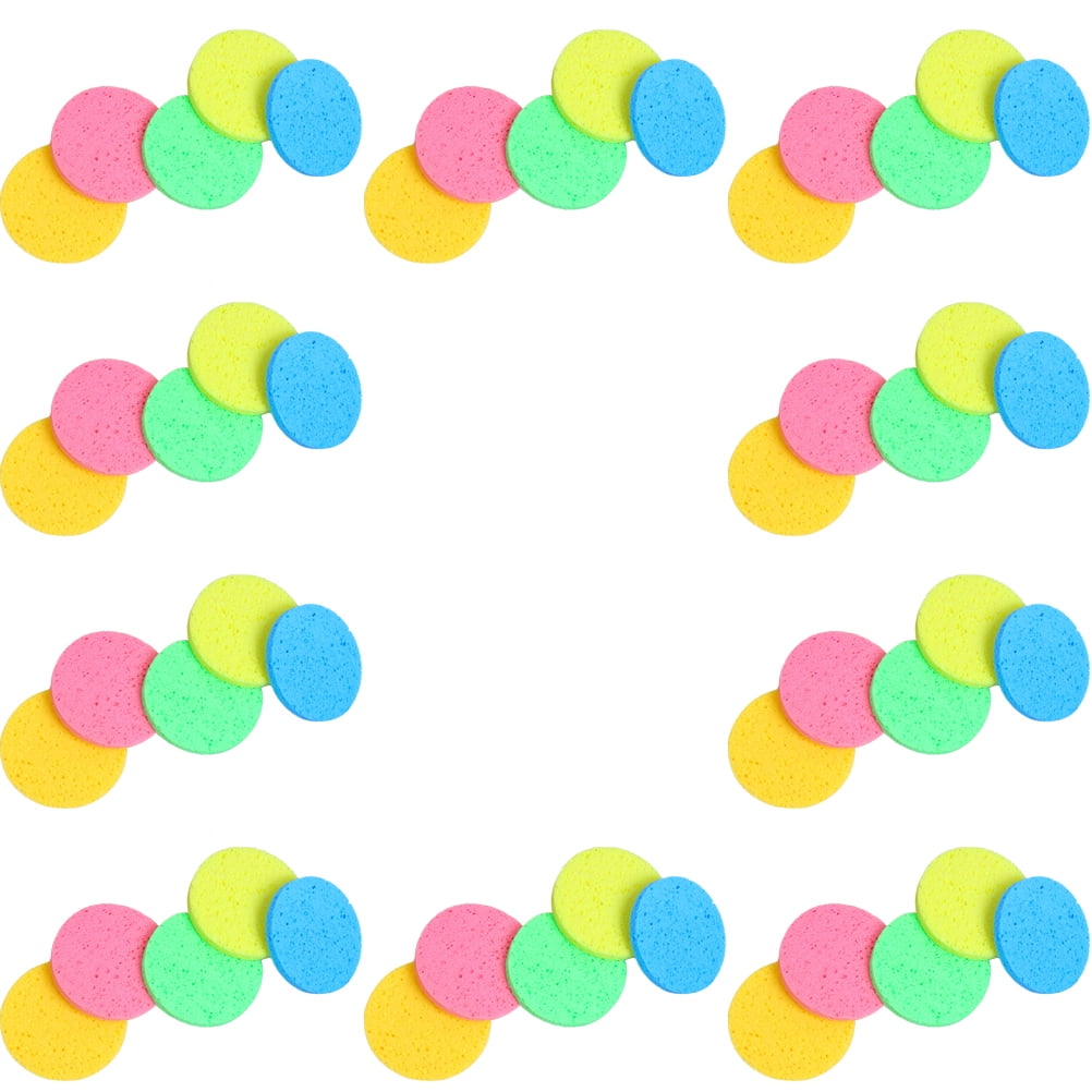 50 Pcs Dust Sponge Cleansing Cotton Mild Material Pore Sponges ...