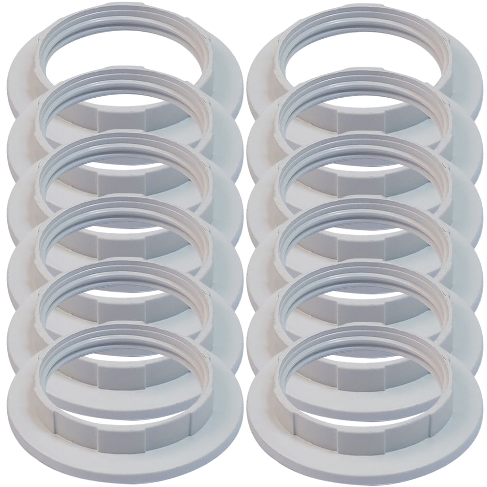 50 Pcs E27 Lamp Fixed Ring Collar Rings for Light Fixtures Shade Socket ...