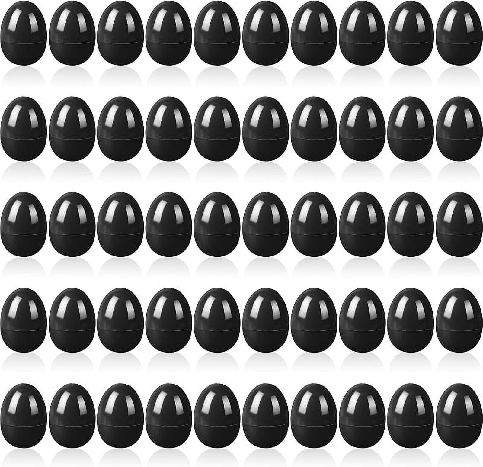 50 Pcs Easter Eggs Plastic Fillable Easter Eggs Bulk Empty Blank for ...