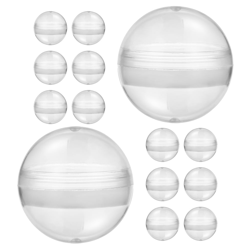 50 Pcs Egg Case Gum Plastic Fillable Balls Fillable Empty Balls ...