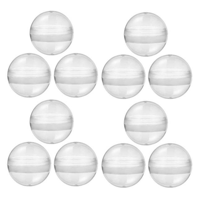 50 Pcs Egg Case Gum Plastic Wrapping Ball Fillable Ball Plastic Empty ...
