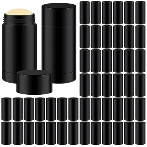 50 Pcs Empty Deodorant Containers Twist Filling Stick Plastic Deodorant ...