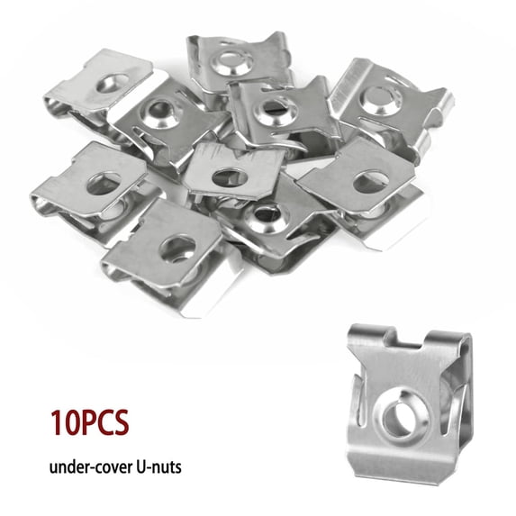 50 Pcs Engine Splash Shield Screws Bolts U-nuts Kit For Ford C-Max ...