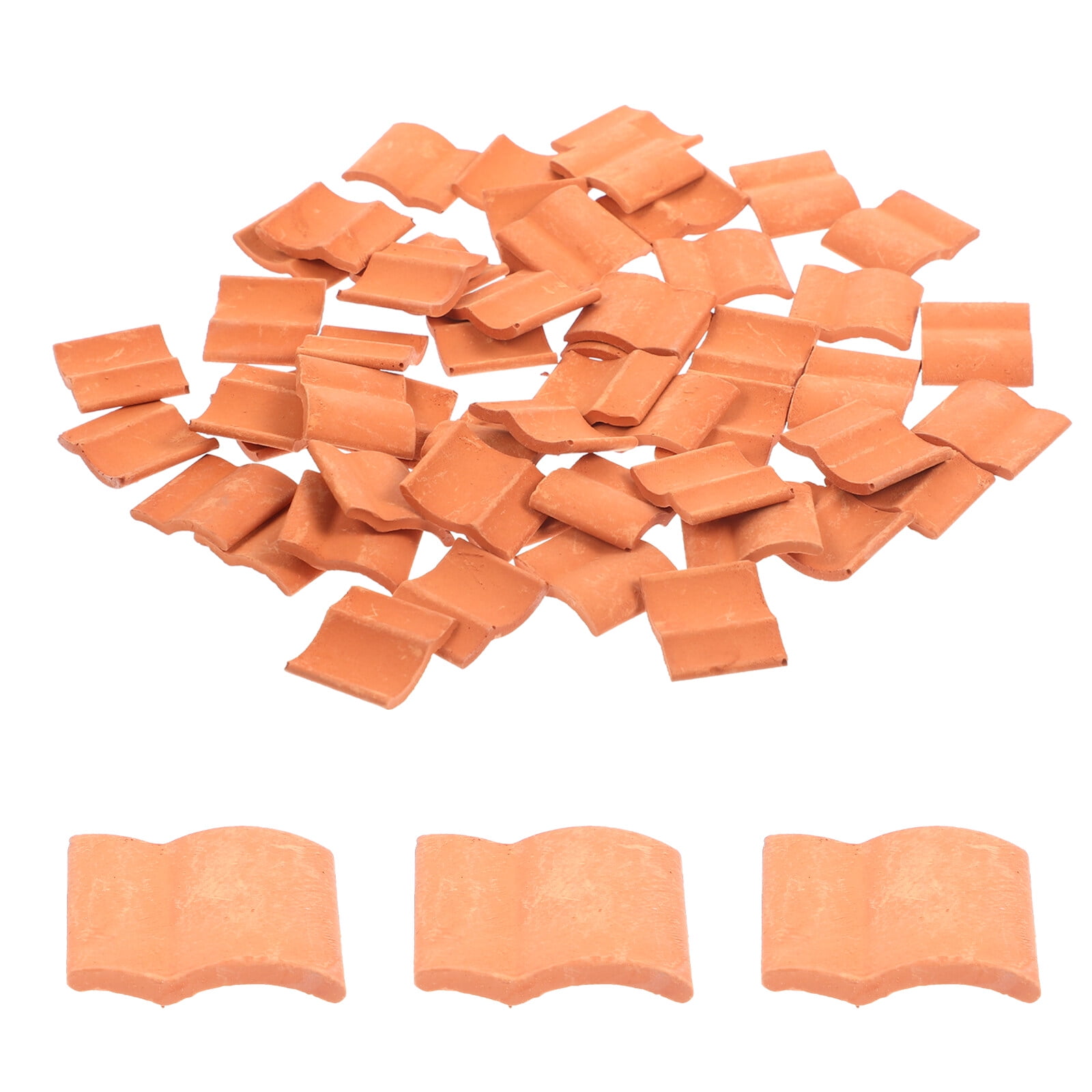 50 Pcs Fake Brick Mini Bricks Miniature House Decoration Flowerpot ...