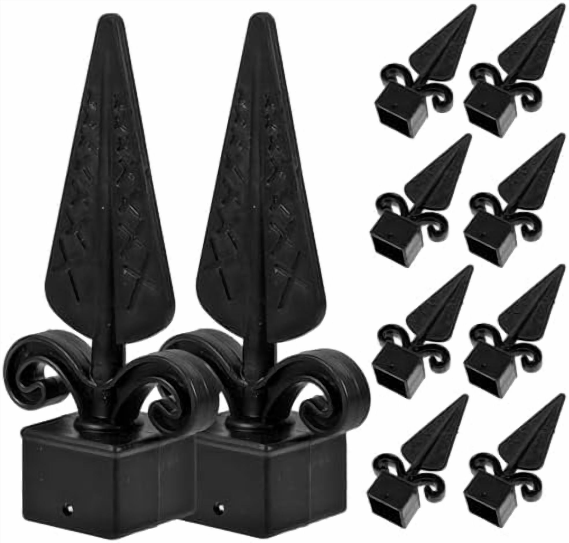 50 Pcs Fence Head Fence Parts Fence Post Covers Decorative Post Caps ...