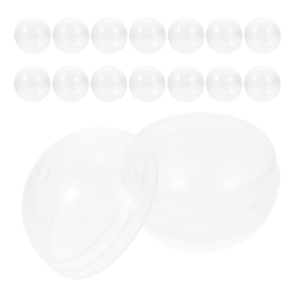 50 Pcs Fillable Empty Balls Storage Container Shell Stuffed - Walmart.com