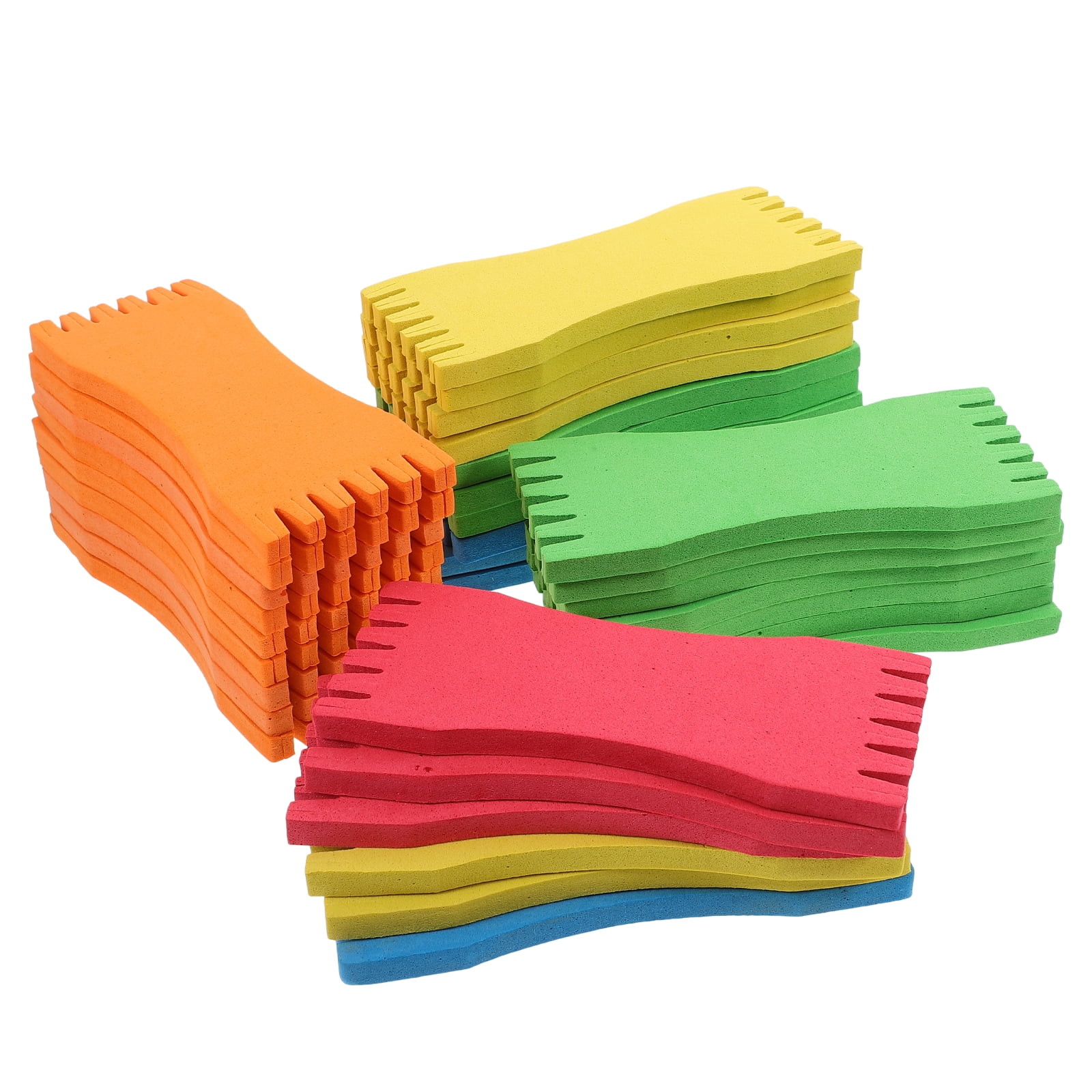 50 Pcs Fishing Line Sponge Board Foam Hook Holder Panfish Lanyard ...