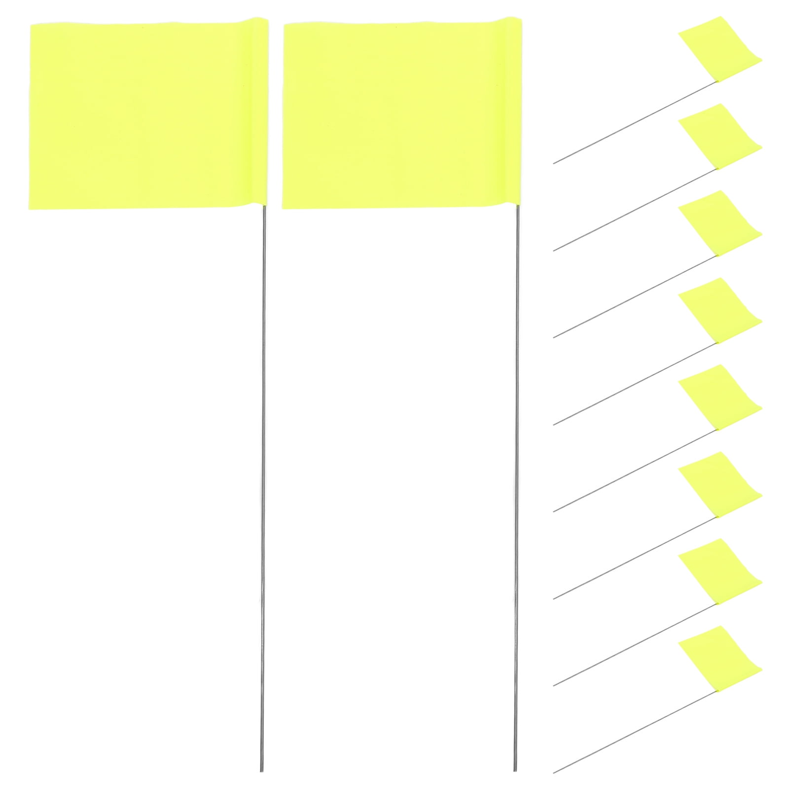 50 Pcs Flag Flag Lawn Marking Flags Garden Flags Ground Marking Flags ...