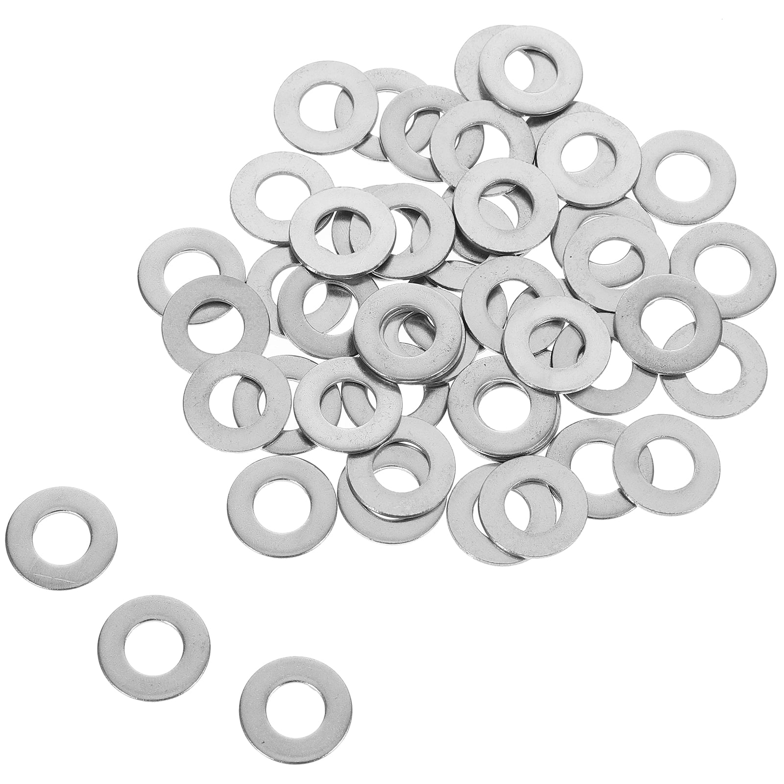 50pcs Screws Bolts Washers 304 Stainless Flat Washers for Outdoor ...