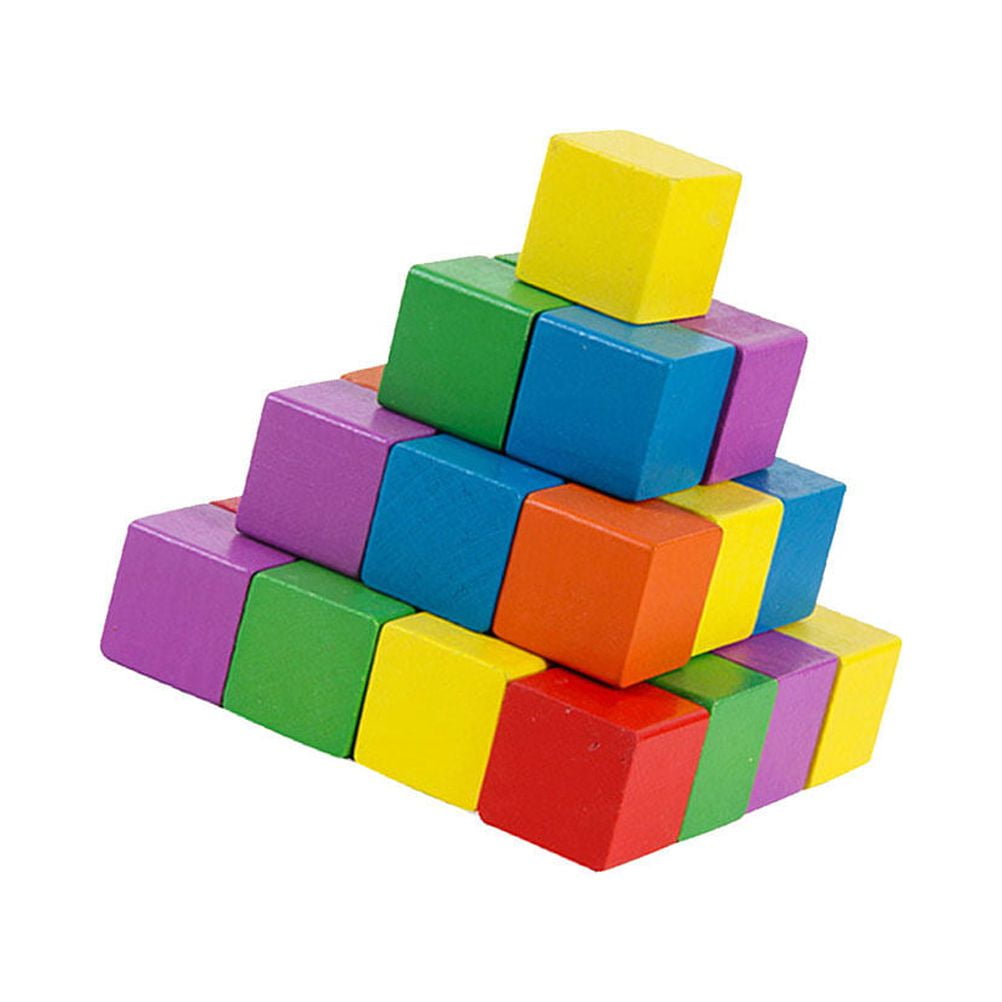 50 Pcs Foam Pit Cubes Counting Colored Blocks Building Child - Walmart.com
