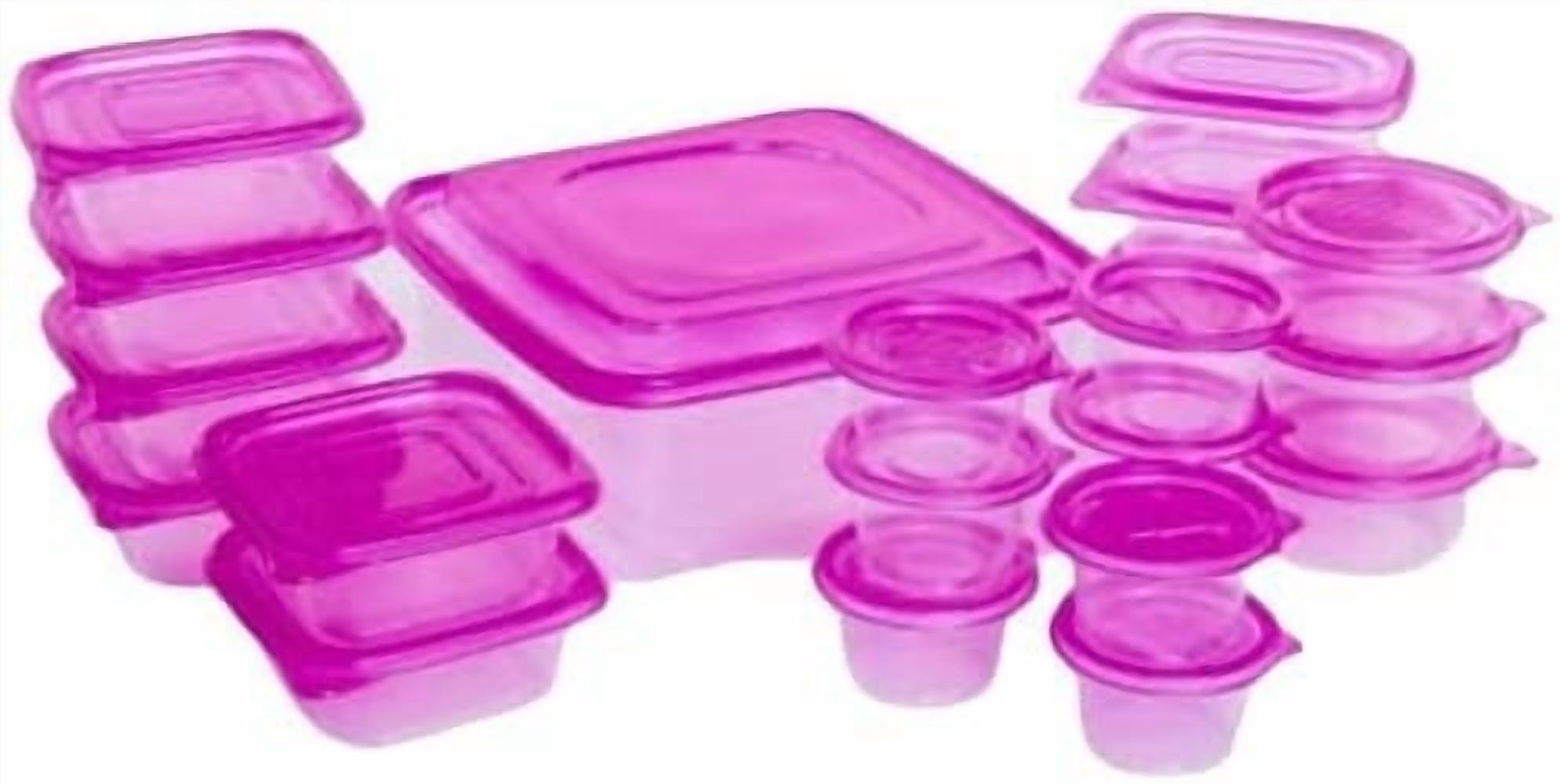 50 Pcs Food Storage Set - Stackable Kitchen Containers, BPA-Free, Leak ...