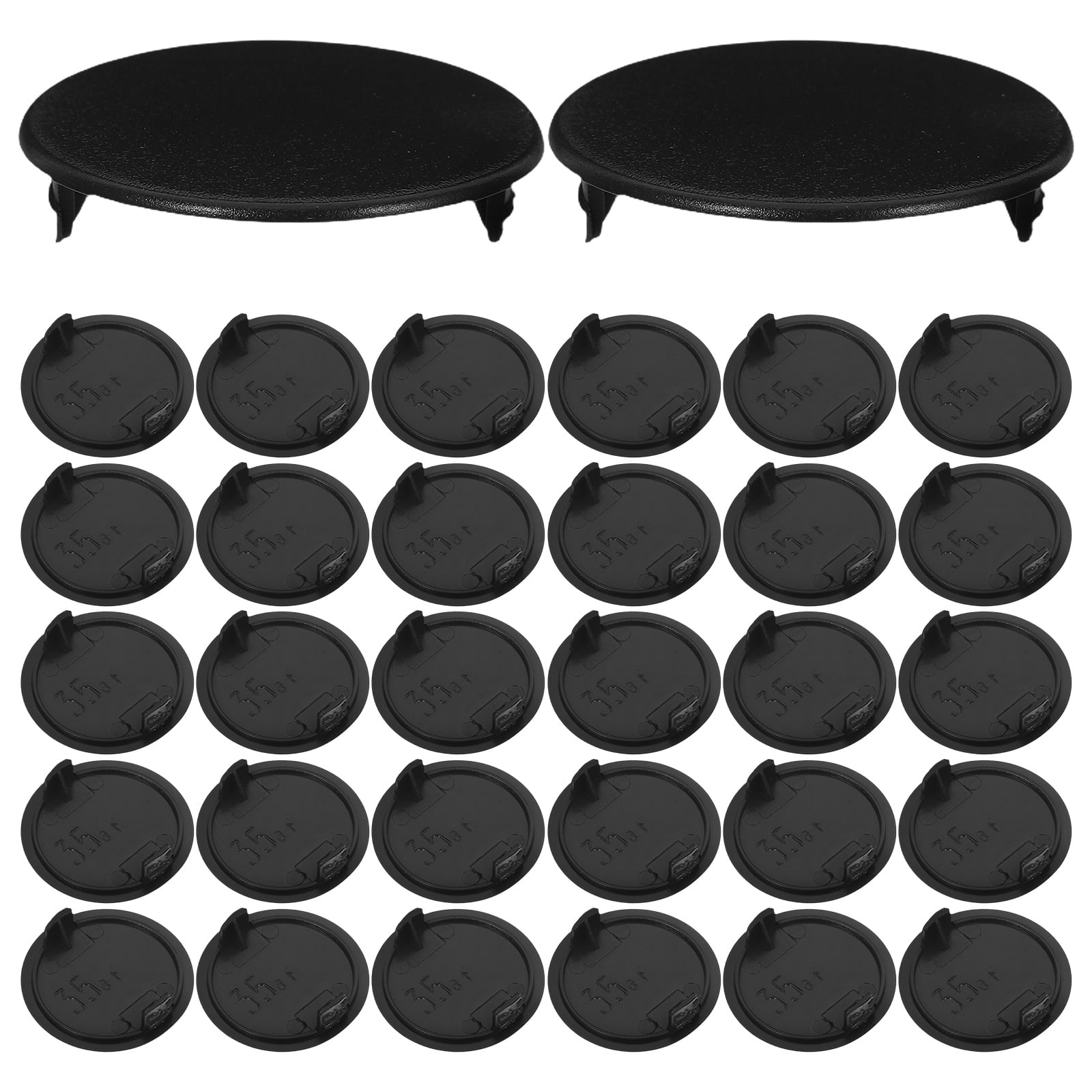 50 Pcs Furniture Hole Plug Cover Desk Cable Covers Cord Office ...