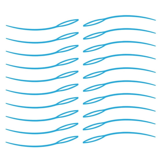 GUM Eez-thru 50 Pcs Orthodontic Dental Floss Threaders - 10 Packs of 5 ...