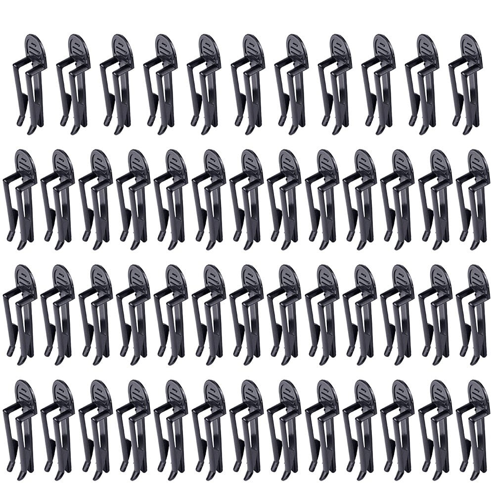 50 Pcs Garbage Bin Clip Plastic Useful Waste Can Trash Bag Clamp Bin ...