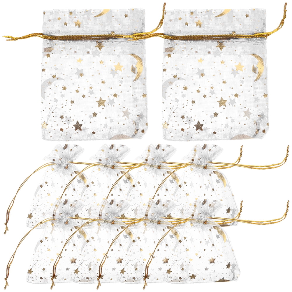 50 Pcs Gift Bags Bulk Storage Travel Jewelry Pouch Packing Party Favor ...