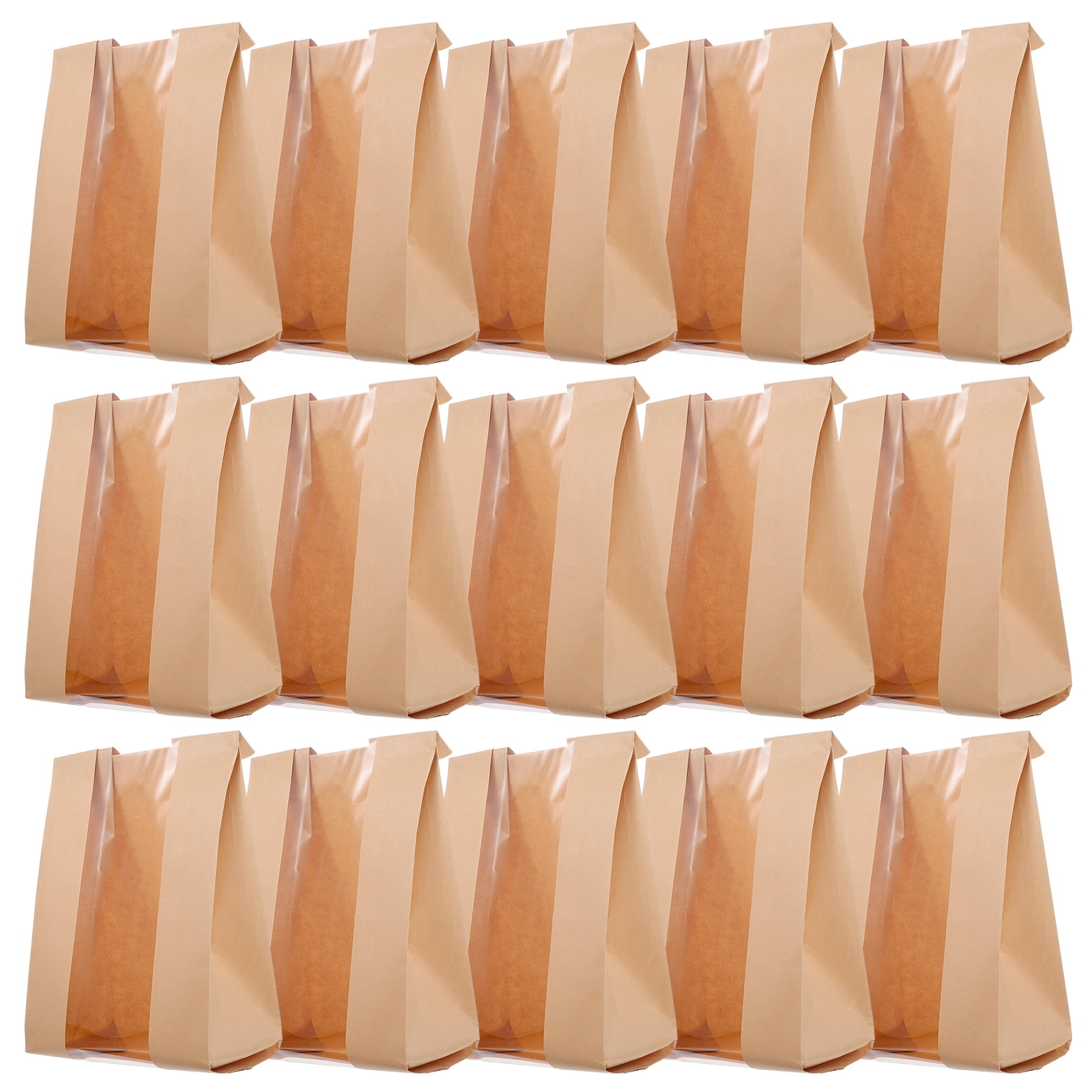 50 Pcs Gift Packing Pouch Greaseproof Bags Food Packaging Bread Loaf ...
