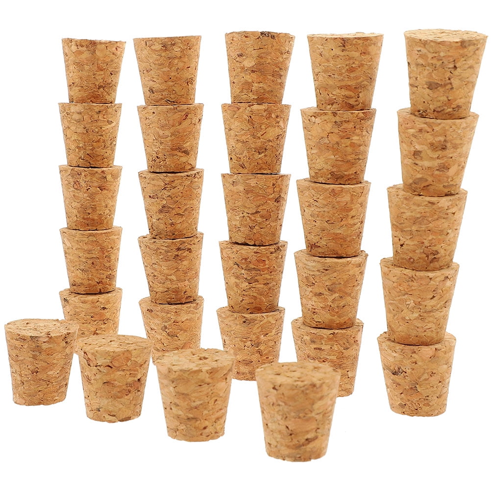 50 Pcs Glass Bottle Cork Wine Stopper Wine Bottle Cork Corks for ...