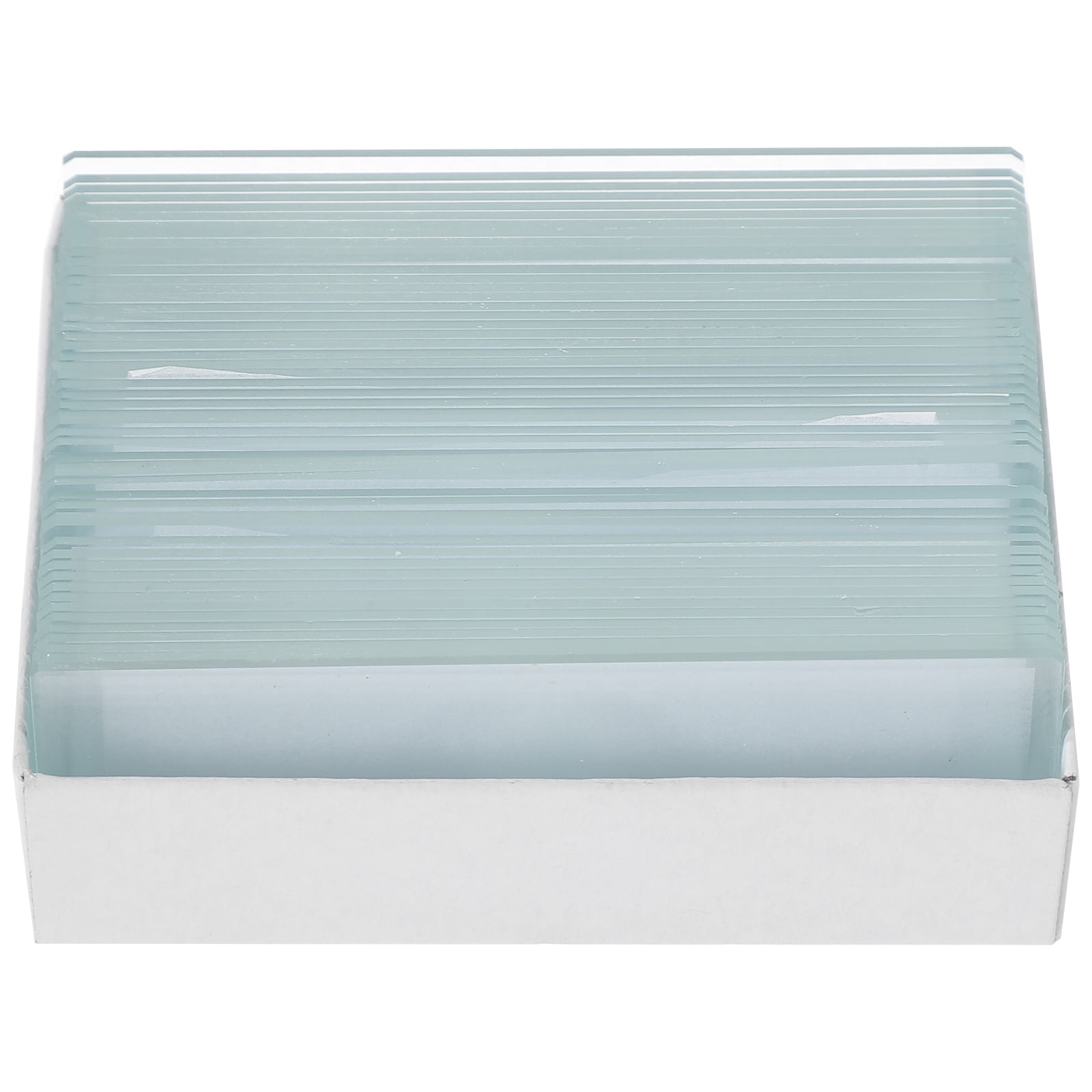 50 Pcs Glass Slide Experiment Slides Microscope Blank Frosted Concave ...