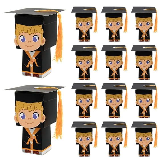 50 Pcs Graduation Cap Gift Boxes 2026, Graduation Party Favor Boxes ...