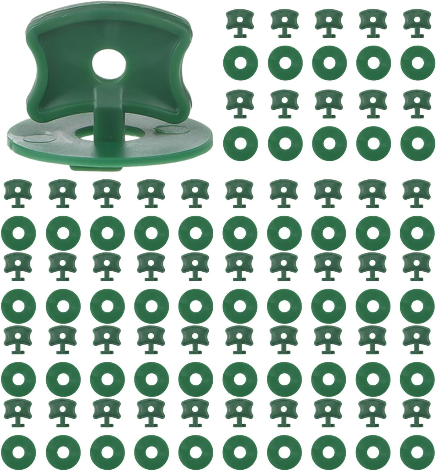 50 Pcs Greenhouse Twist Clips,Plastic Greenhouse Fixing Clips and ...