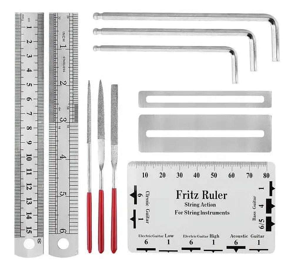 50 Pcs Guitar Tool Repair Setup Kit Maintenance String Winder ...