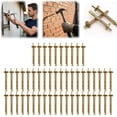 50 Pcs Hammer Drive Nail-in Anchors, 0.23x1.96 Inch Concrete Expansion ...