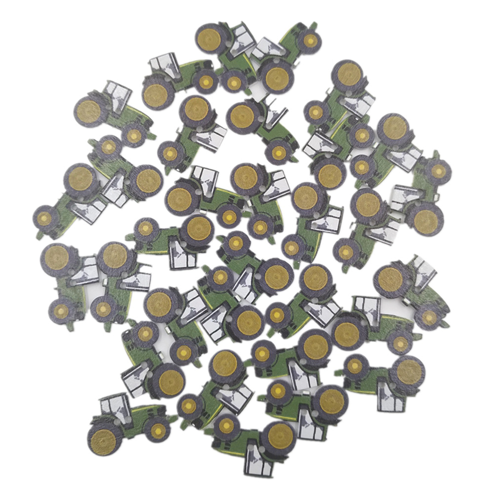 50 Pcs Handmade Thumb Tacks DIY Crafts Two Holes Buttons Child ...