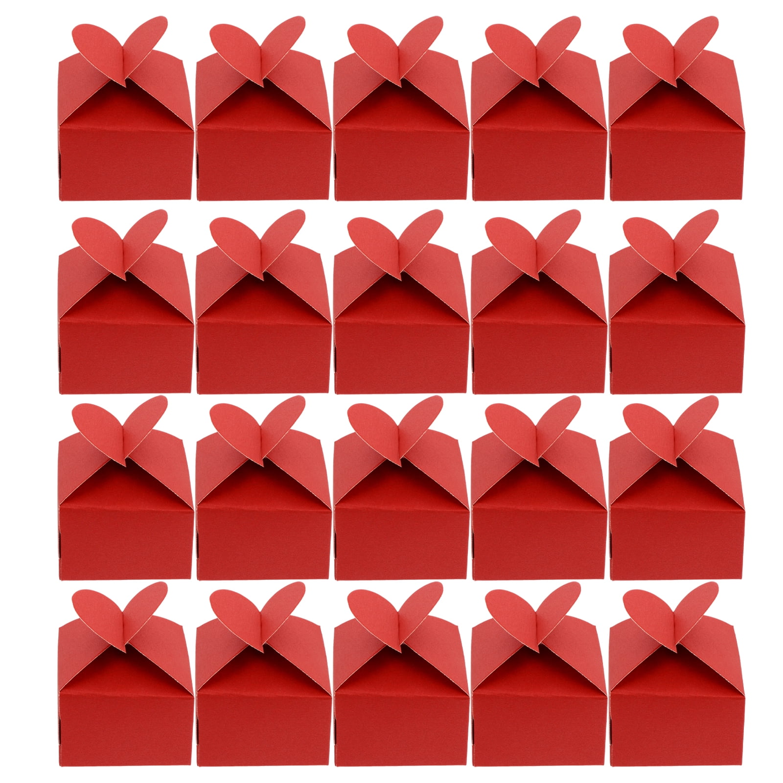 50 Pcs Heart Shaped Paper Box Wedding Gift Boxes Candy Holder Wedding ...
