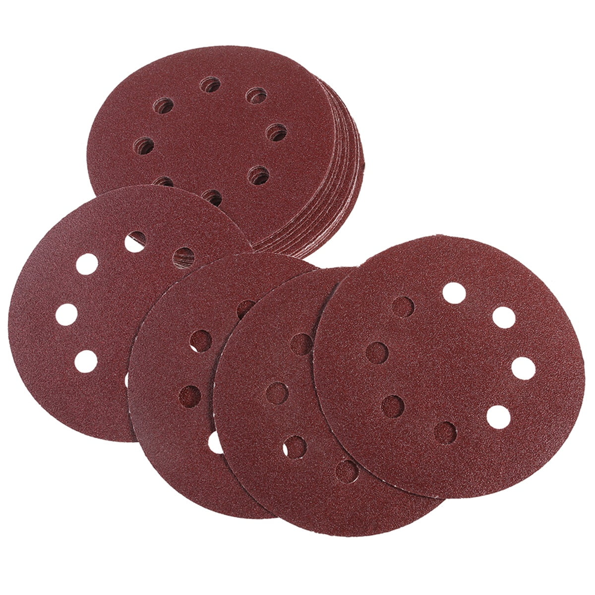 50 Pcs Hook and Loop Sanding Discs Grit Sanding Discs Sander Tool ...
