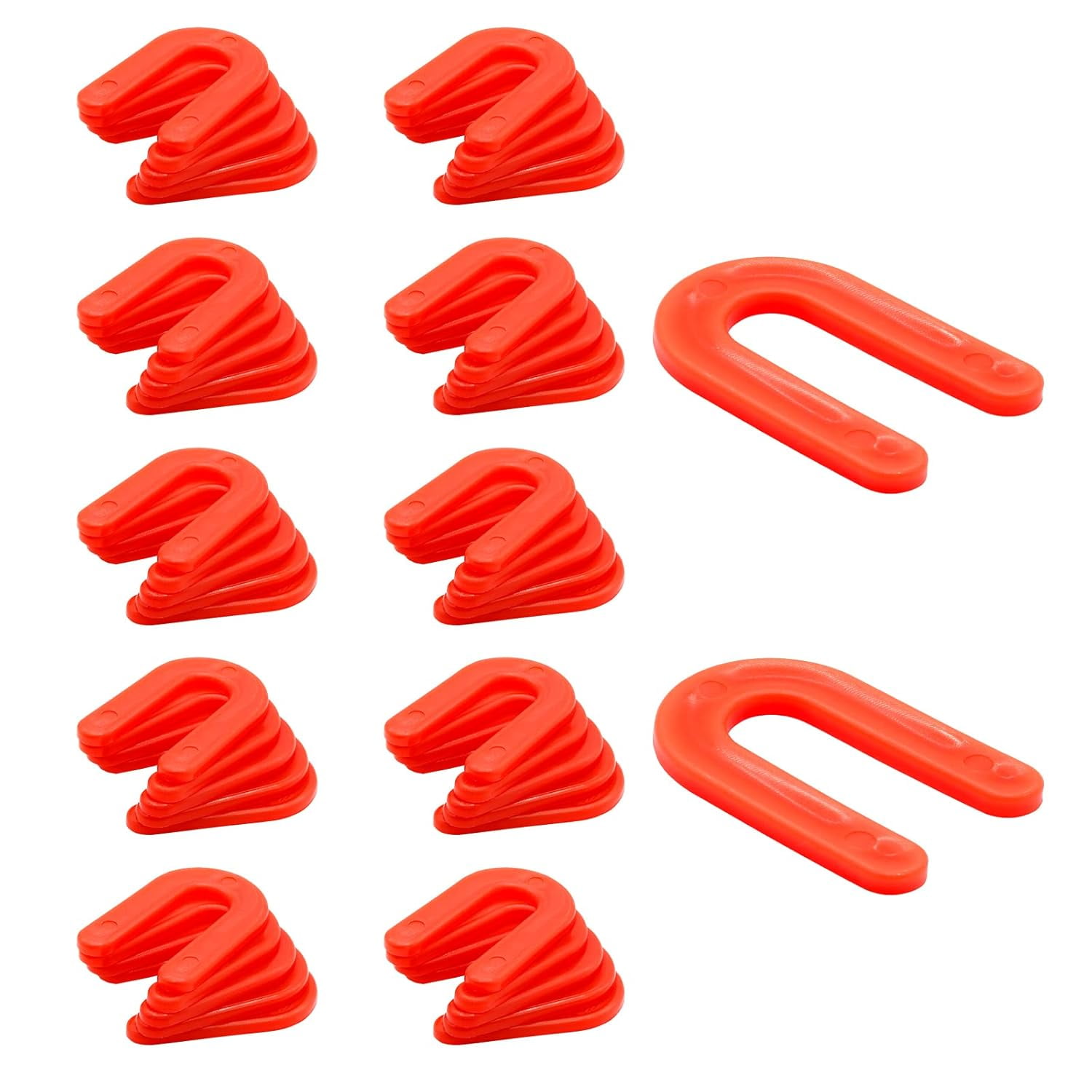 50 Pcs Horseshoe Shim Tile Spacers, 1/8 Inch U Shape Tile Spacers ...