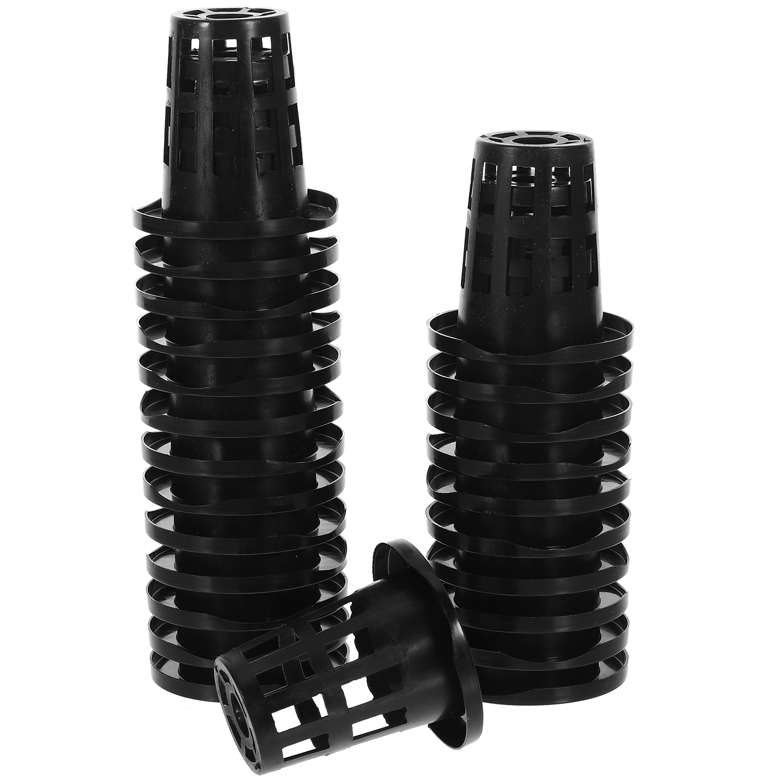 50 Pcs Hydroponic Vegetable Basket Garden Containers Hydroponics Mesh ...