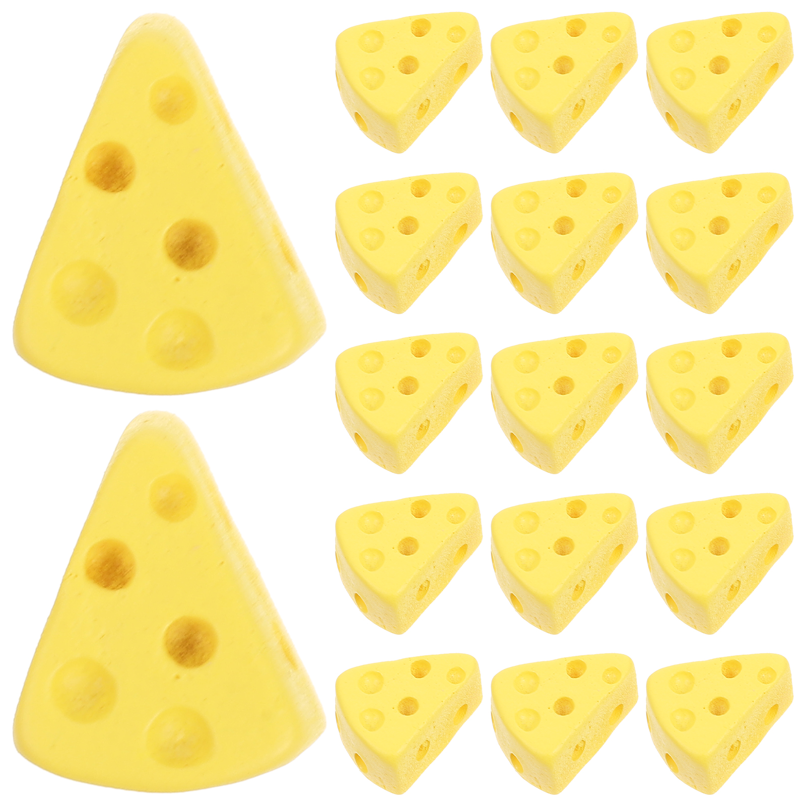 50 Pcs Imitation Cheese Models Scrapbook Resin Crafts Artificial ...