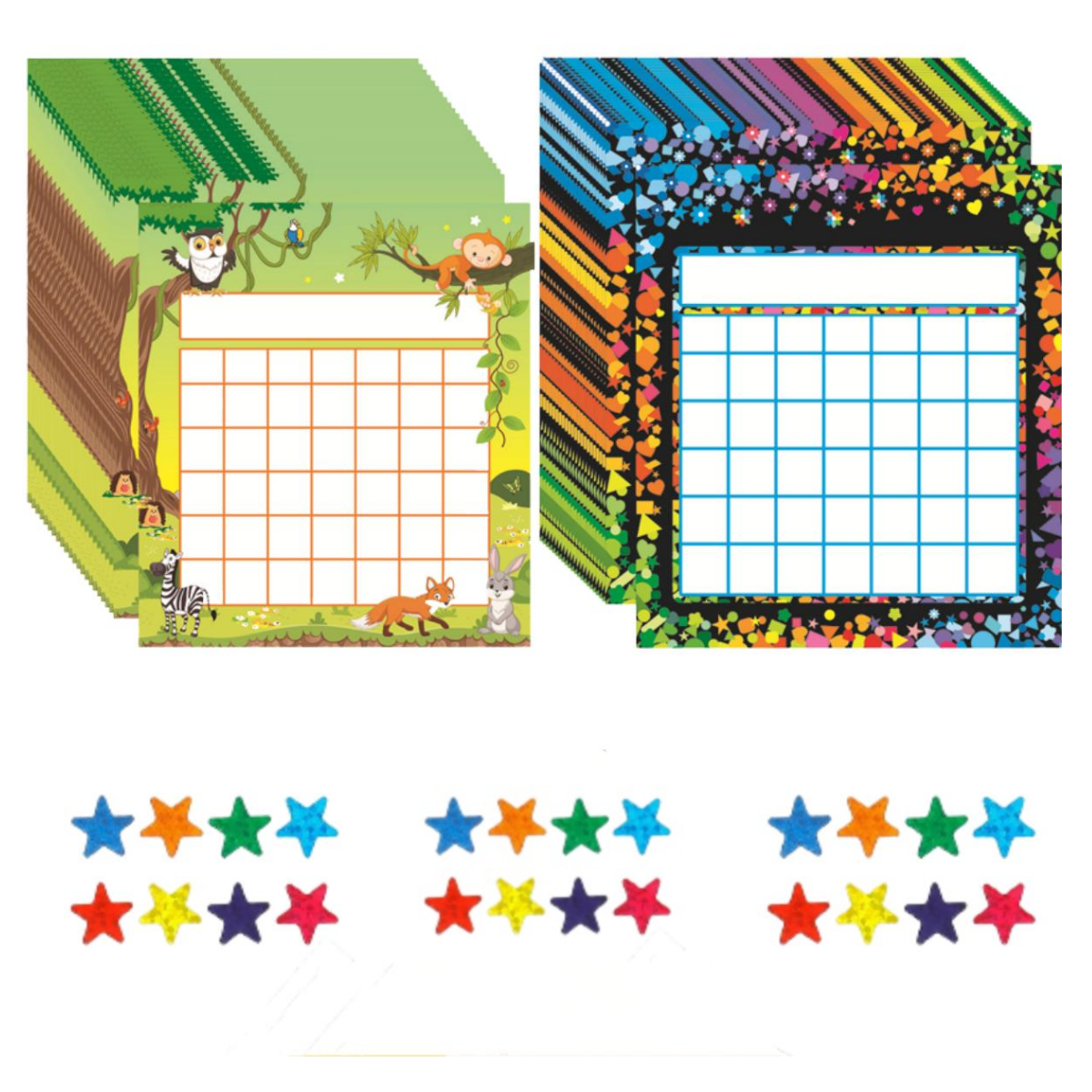 50 Pcs Incentive Reward Chart for Classroom Home Behavior for Kids ...
