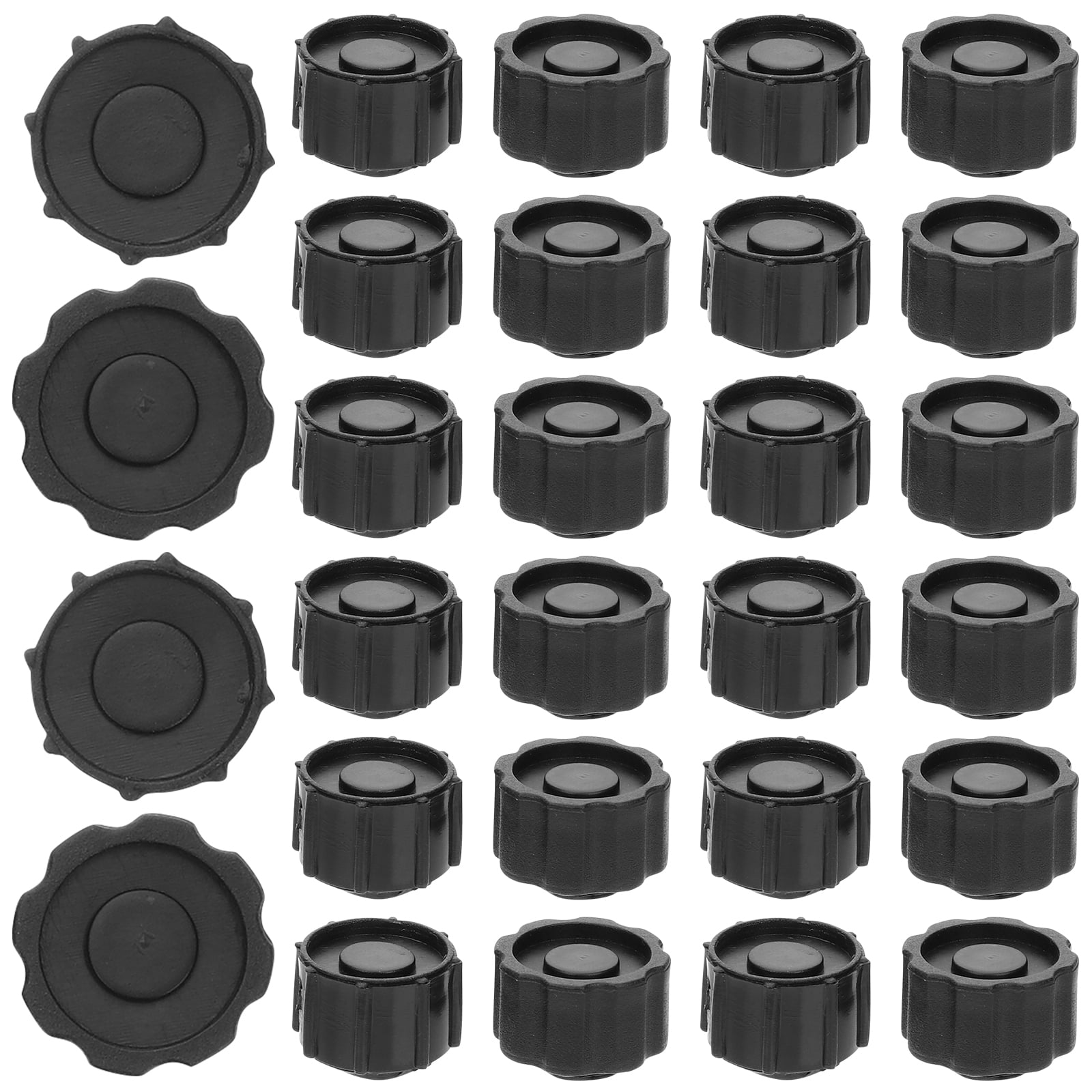 50 Pcs Injector Syringe Plug Dispensing Needle Tip Cap Adapter Plugs ...