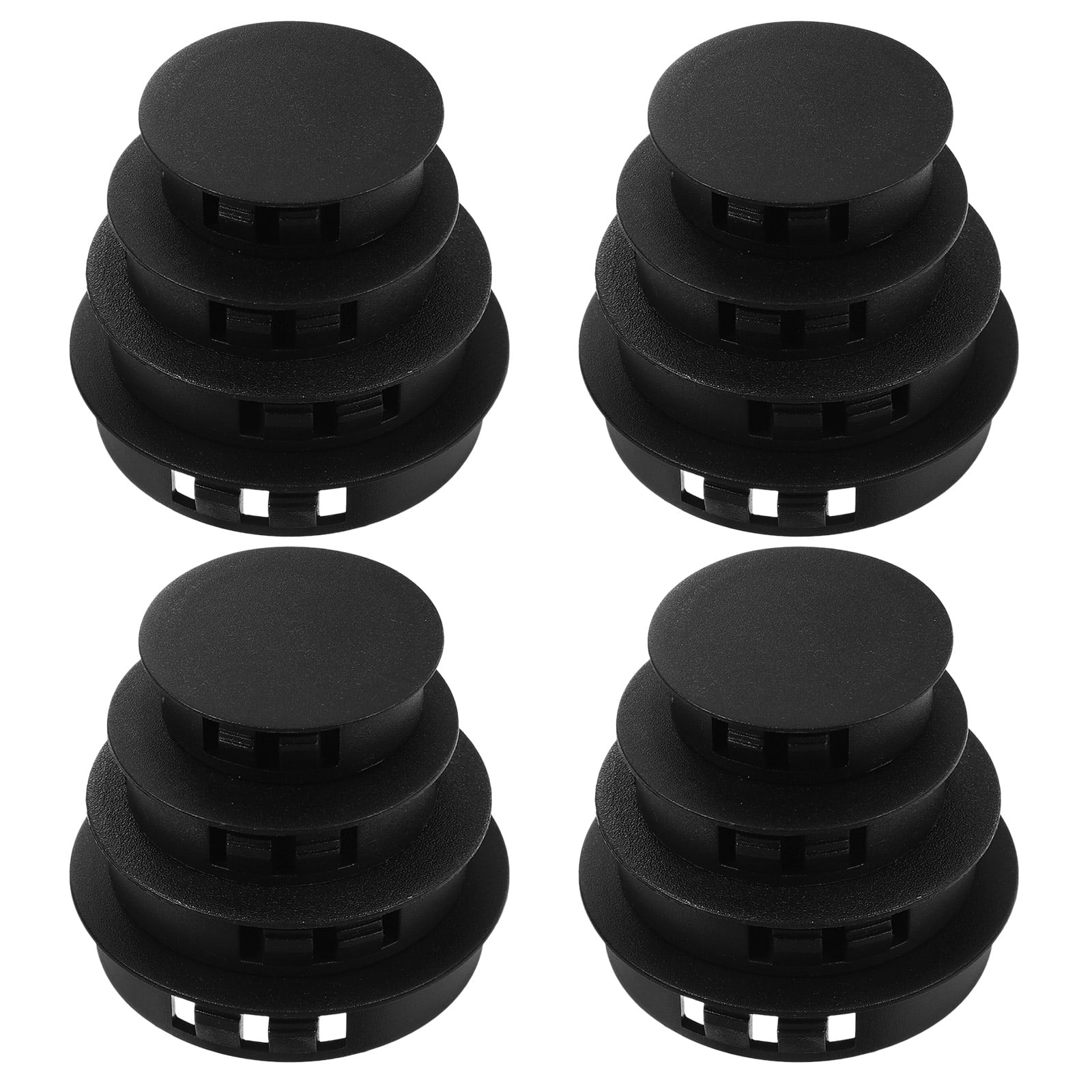 50 Pcs Insert End Cap The Plug Plastic Plug Holes Round Hole Plugs Hole ...