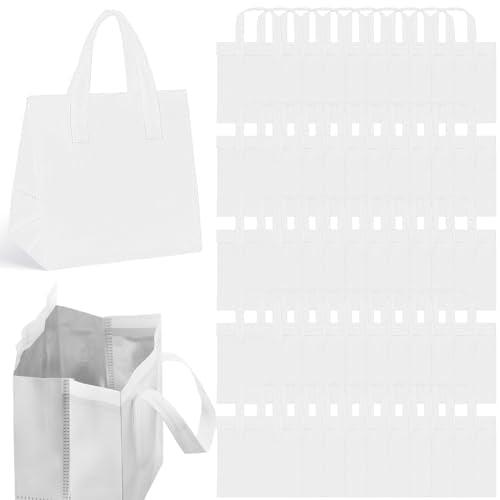 50 Pcs Insulated Take Away Bags Bulk Thermal Insulation Food Bags for ...