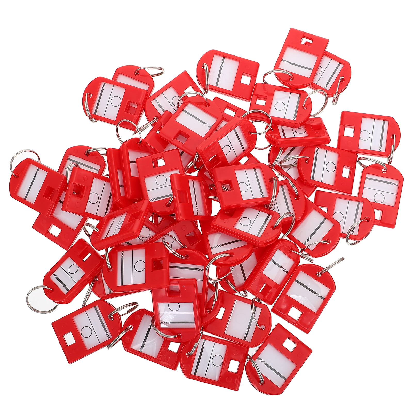 50 Pcs Key Labels Keychains Tag for Distinguishing Keys Tags - Walmart.com