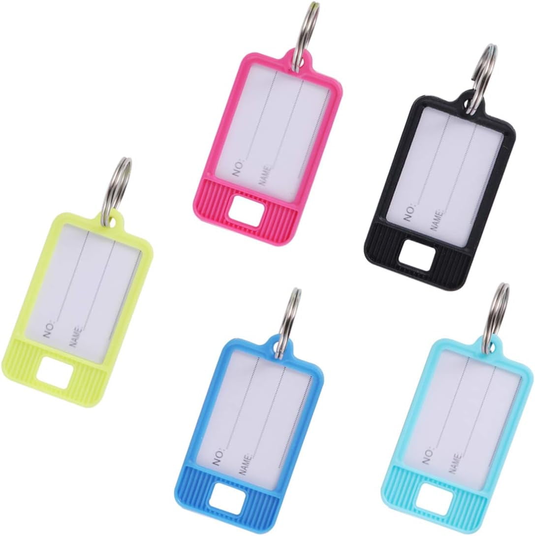 50 Pcs Keychain Keychain Name Tag Paper Key Tags Car Key Tags Name Tag ...