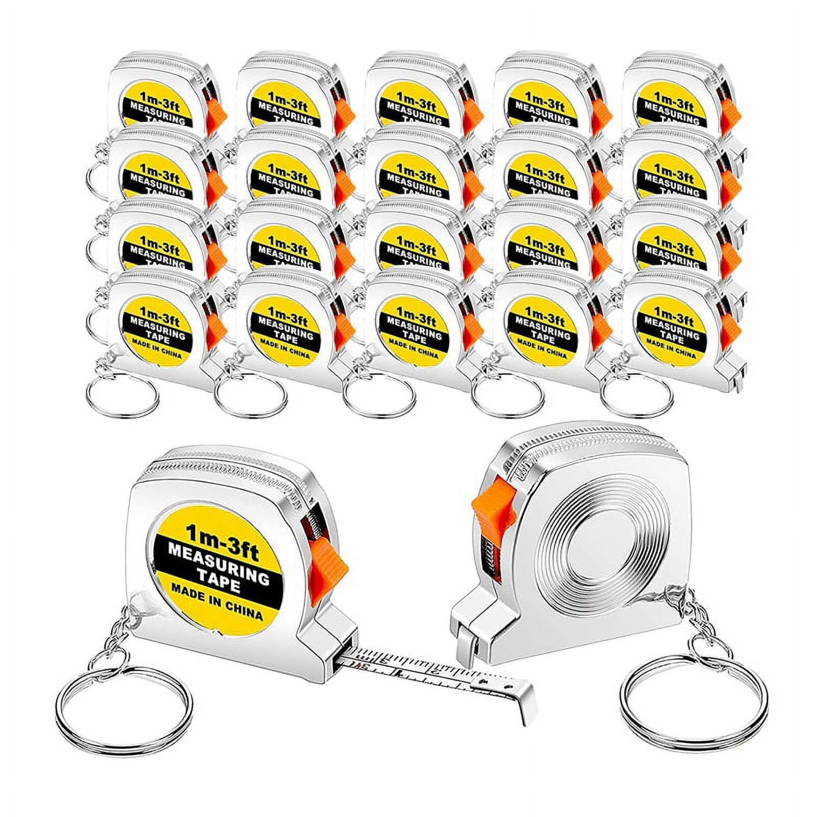 50 Pcs Keychain Tape Measure, Functional Pocket Tape Measure, Small ...